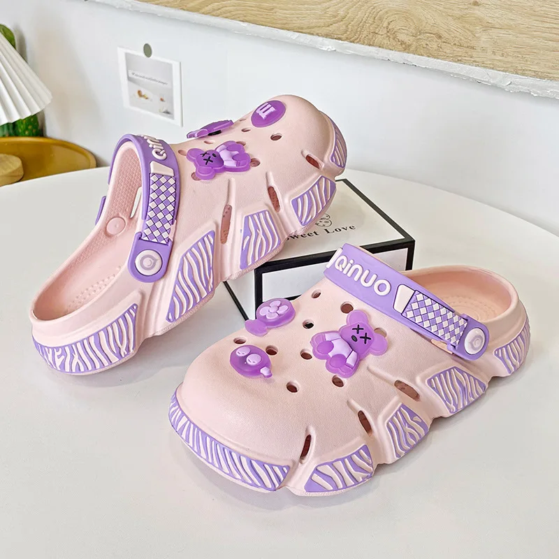 Cute-Clouds-Hole-Shoes-Women-Summer-Clogs-Outside-Wear-Anti-slip-Thick ...