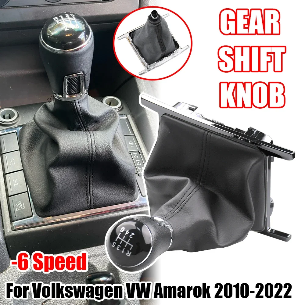 6-Speed-Manual-Car-Styling-Gear-Shift-Knob-Lever-Gaiter-Boot-Cover-For ...