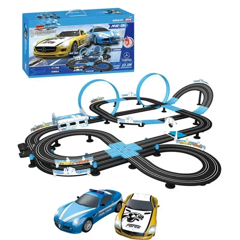 Rc-Toy-Set-Racing-Track-Electric-Double-Remote-Control-Car-Interactive ...