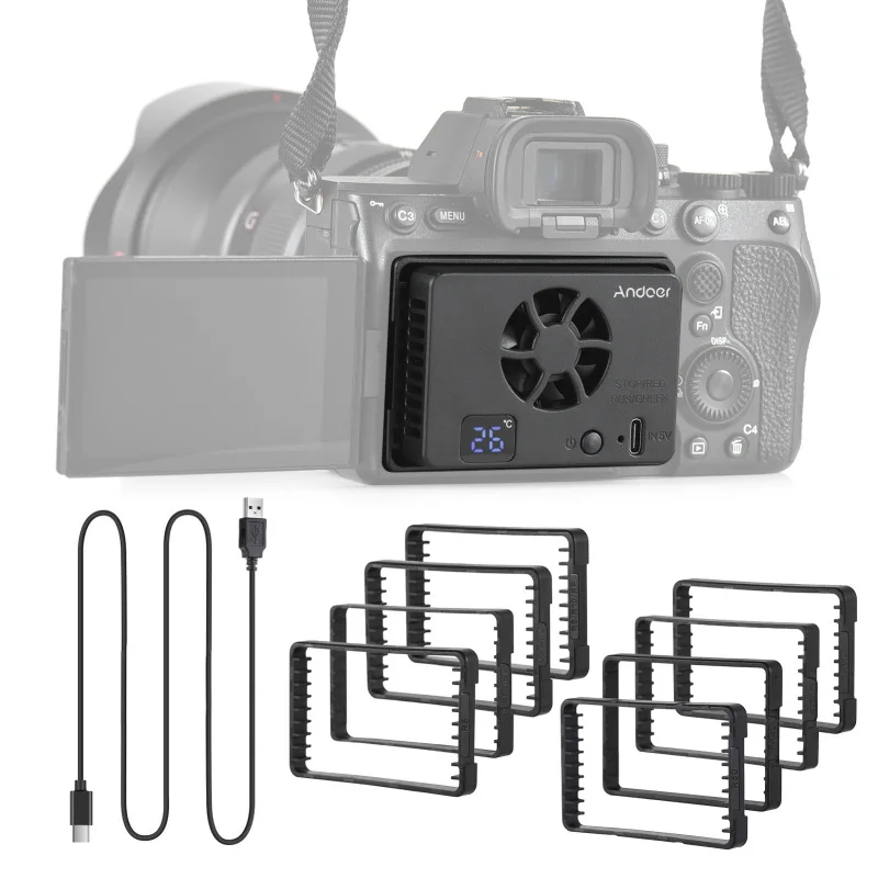 Andoer-FS-06-Camera-Cooling-Fan-External-Cooling-System-for-Sony-A7M4 ...