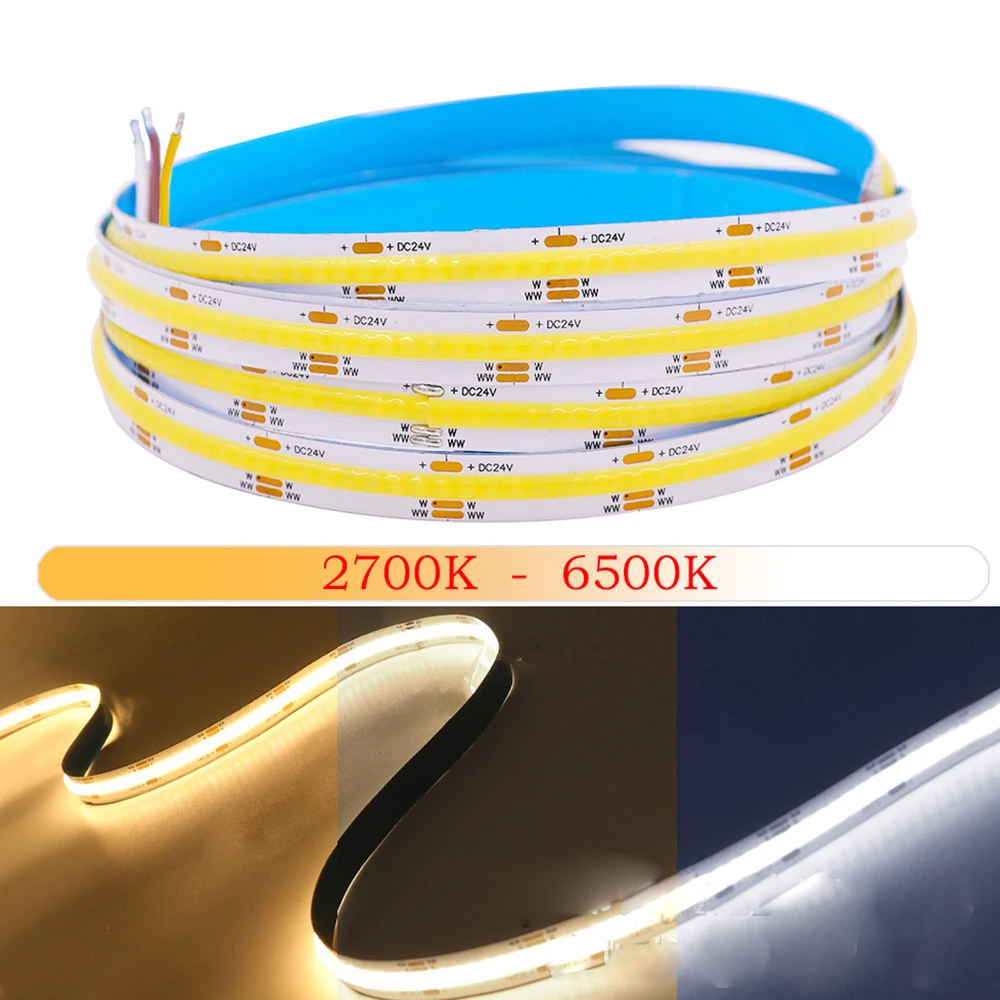 CCT-COB-Dual-Colour-LED-Light-Strip-High-Density-Warm-Cool-White ...