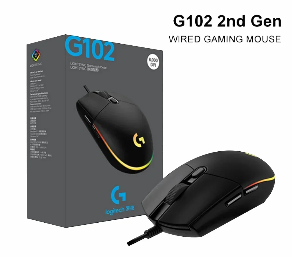 Logitech G304 / G502 Wireless Gaming Mouse PC Gamer 12000DPI Hero ...