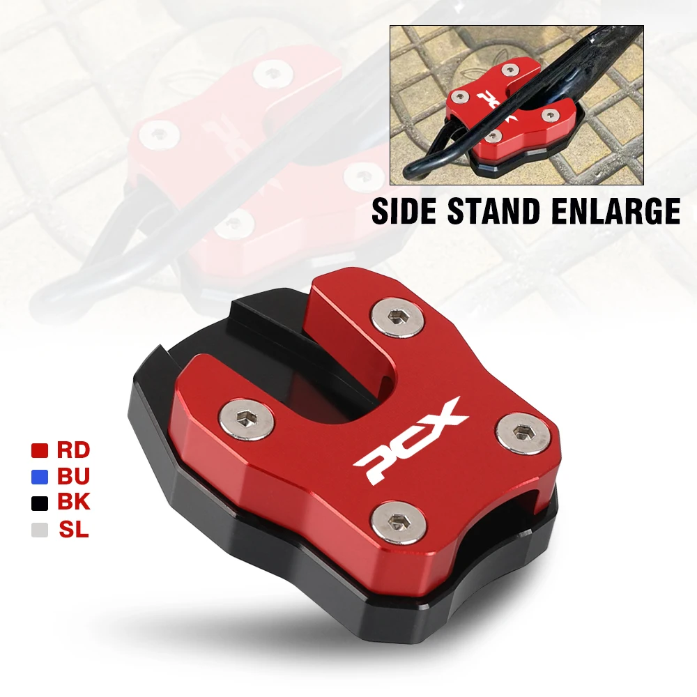 Motorcycle-Side-Stand-Pad-Plate-Kickstand-Enlarger-Support-Extension ...