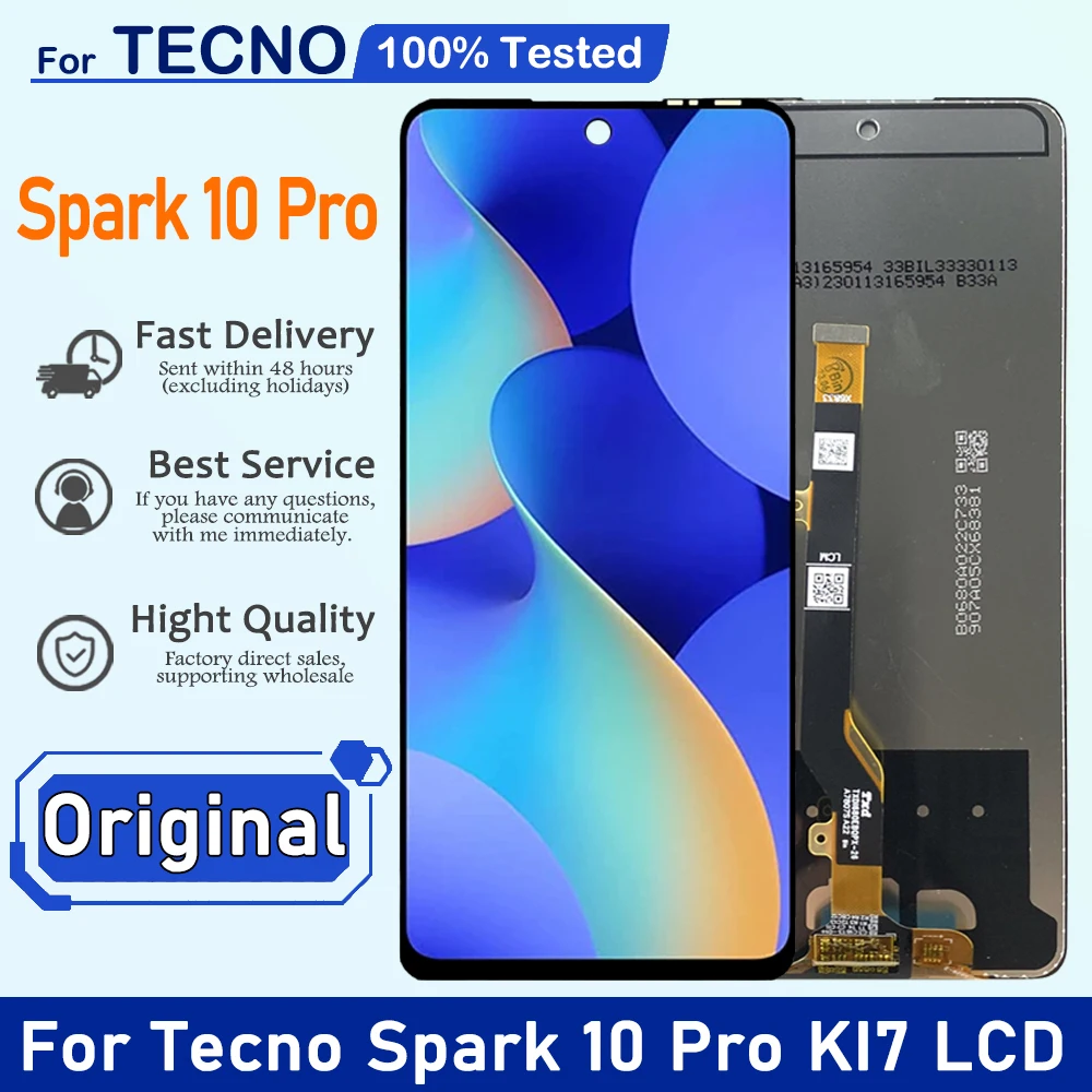 6-8-Original-For-Tecno-Spark-10-Pro-LCD-Display-Screen-Touch-Sensor ...