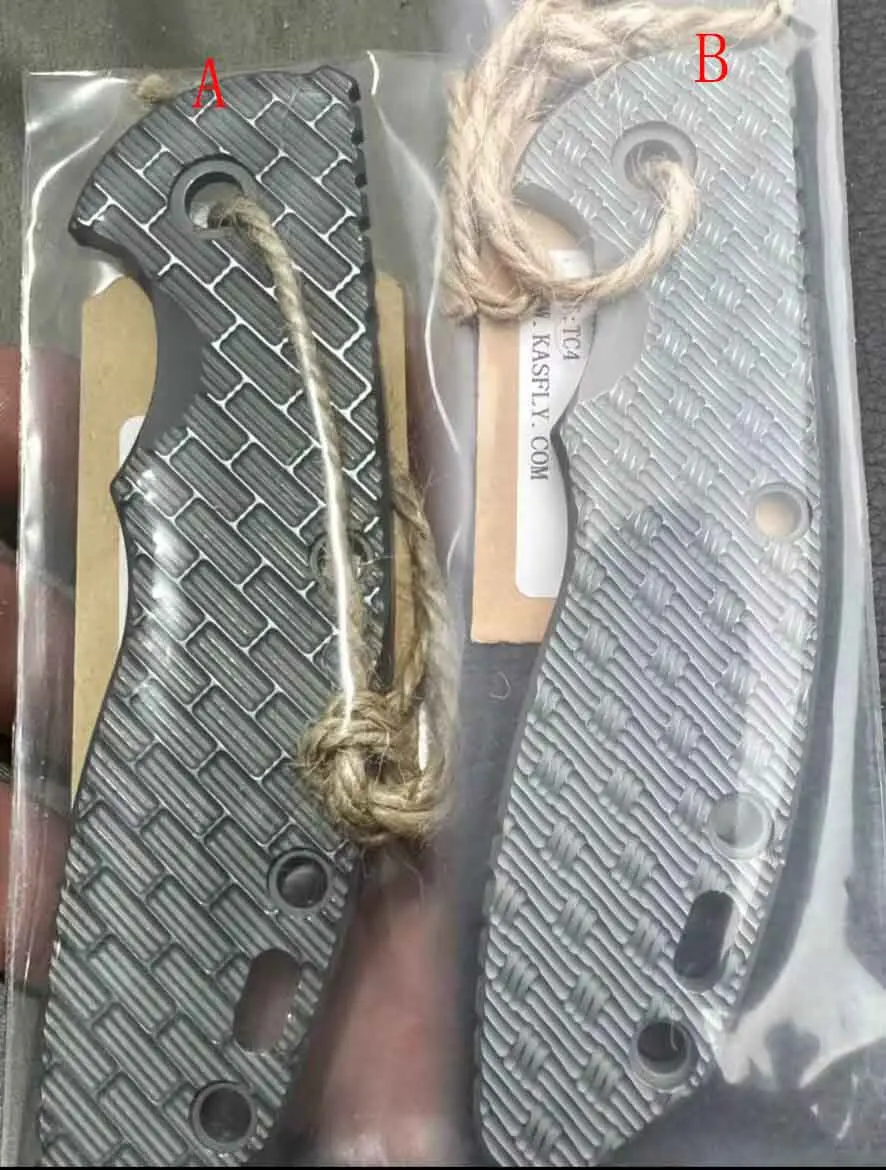 1-Piece-Titanium-Alloy-Modify-Handle-Scales-for-Hinderer-Knives-XM18-3 ...