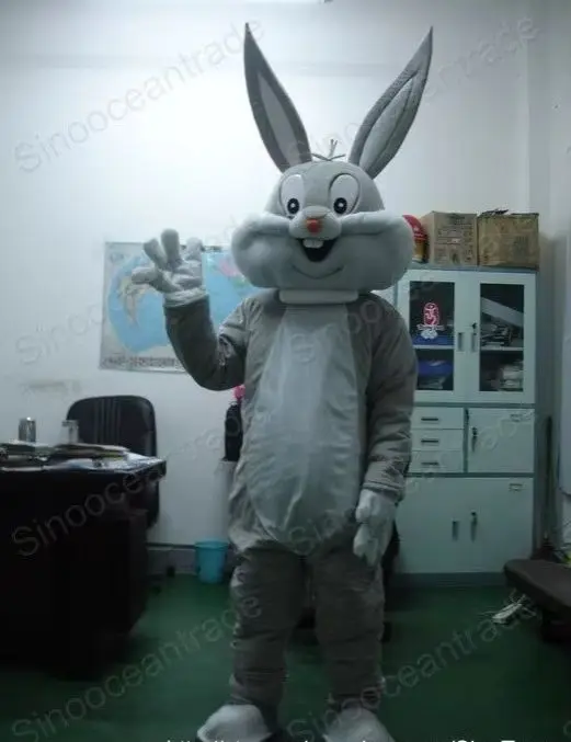 New Adult Professional Bugs Bunny Rabbit Mascot Costume Party Christmas ...