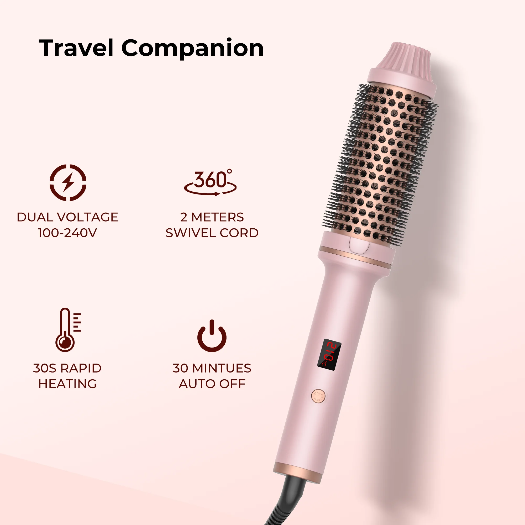 Heated-Round-Brush-1-5-Inch-Thermal-Brush-Heating-Curling-Iron-Brush ...