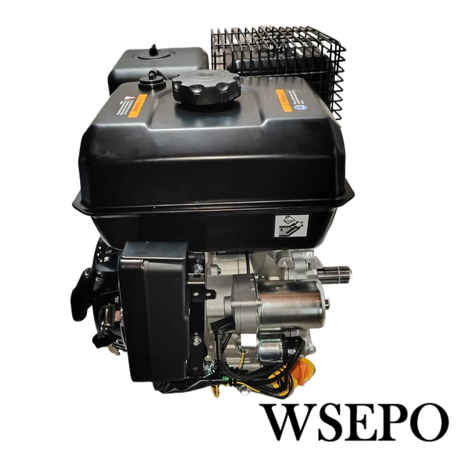 OHV Gas Engine For Generators 15HP 420CC 4-Stroke Horizontal Gas Engine ...