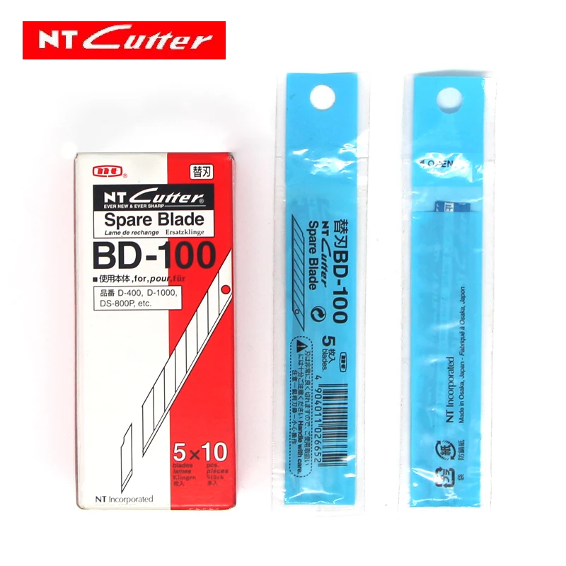 50pcs NT BD 100 Cutter BD type Spare Blade 5 pcs/bag 10bags/set|spare ...