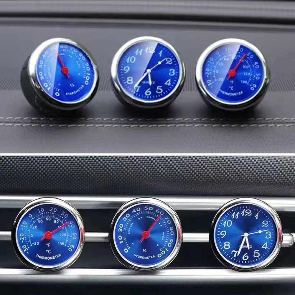 Car-Clock-Auto-Watch-Thermometer-Hygrometer-Home-Automobiles-Interior ...