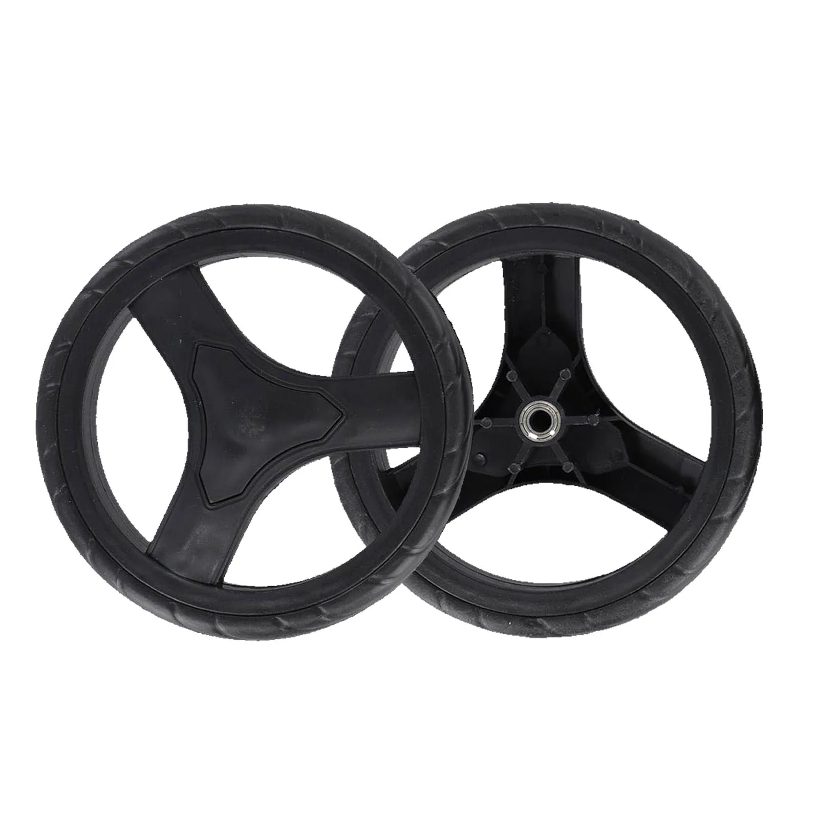2pcs-170mm-Replacement-Wheels-For-Shopping-Cart-And-Trolley-DIY-Part ...