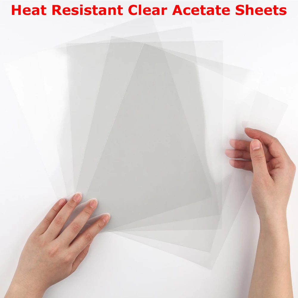 5pcs-set-Heat-Resistant-Clear-Acetate-Sheets-Plastic-Sheets-for-Crafts ...