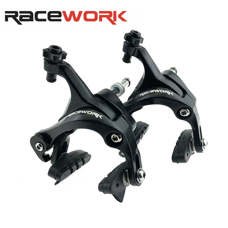 RACEWORK-Road-Bike-Brakes-Dual-Pivot-Calipers-Racing-Aluminum-Side-Pull ...