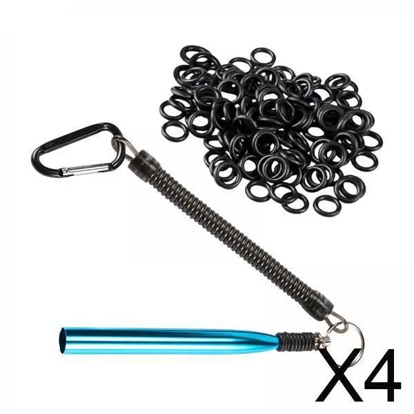 Wacky Worm Kit Rigging Tool Lake Blue Aluminum Alloy Fishing Tackle O ...