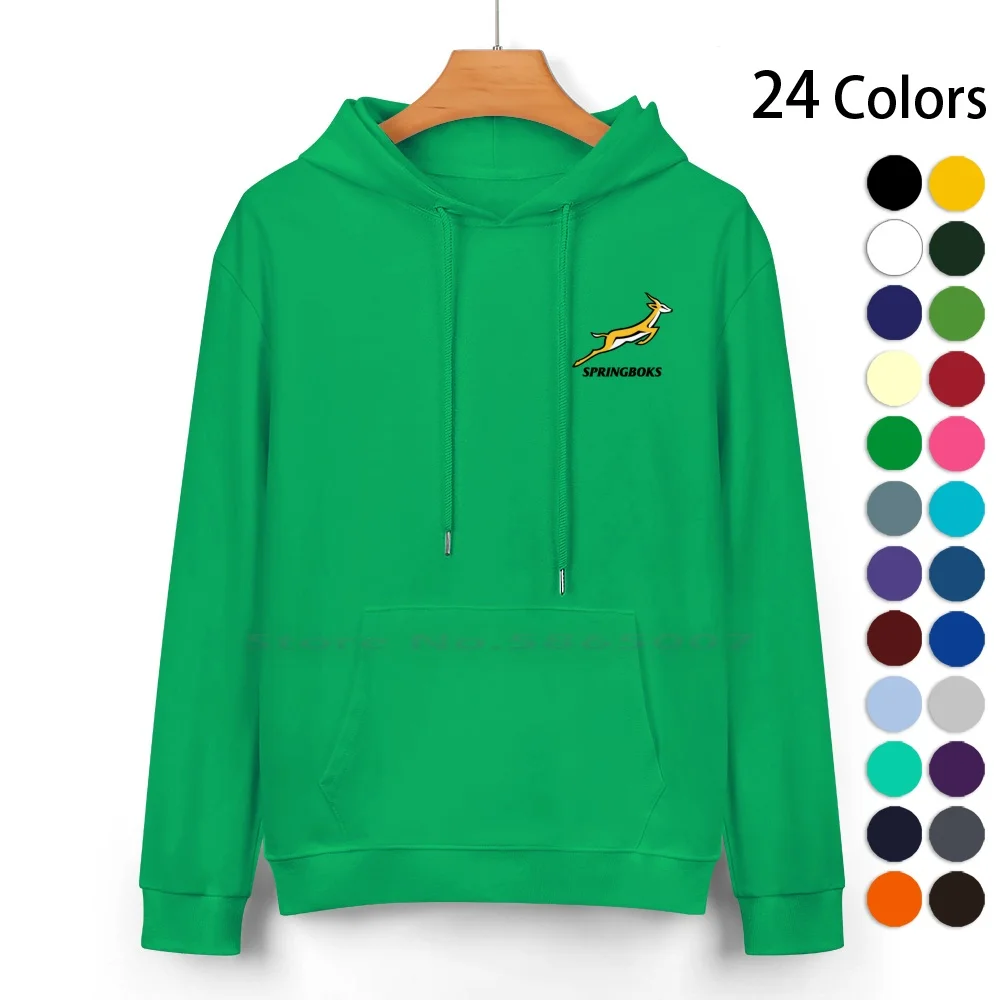 Springbok-Rugby-Gear-Pure-Cotton-Hoodie-Sweater-24-Colors-Bok-Rugby-100 ...