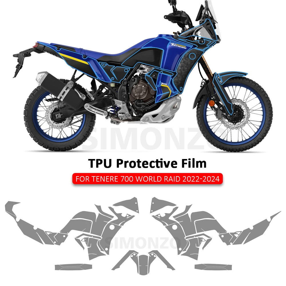 PPF-Tenere-700-Stickers-Protective-Film-Special-TPU-Fairing-Protection ...