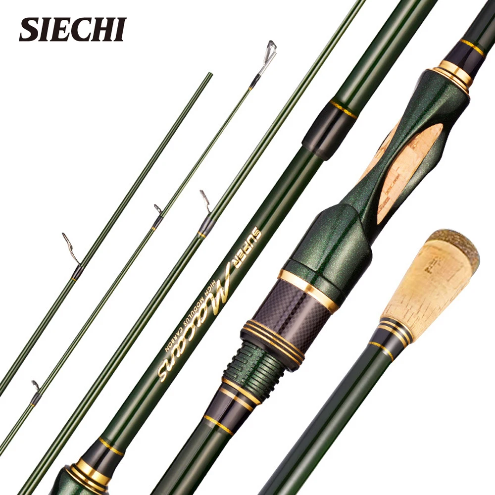SIECHI-Spinning-Casting-Carbon-Fishing-Rod-4-5-Sections-1-8m-2-4m ...