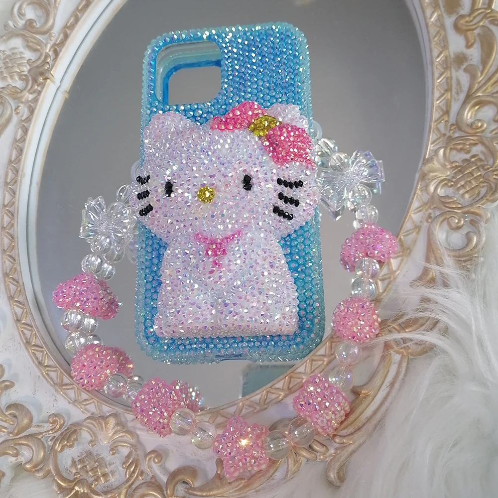 Rhinestone-Crystal-Phone-Case-Clip-Chain-For-iPhone-11-12-13-14-15Pro ...