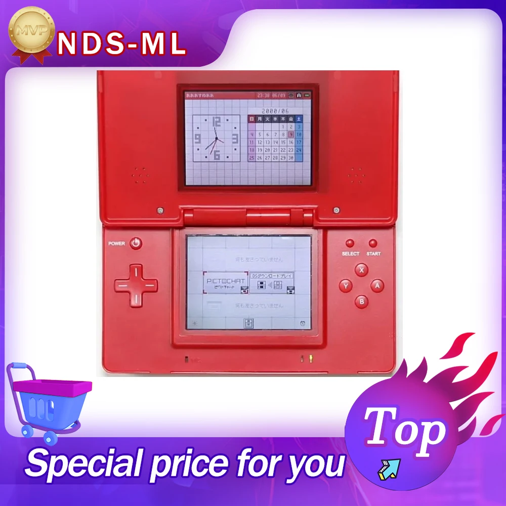 Dual-Screen-Game-Console-Suporte-Clone-Hardware-NDS-real-R4-Flashcard ...