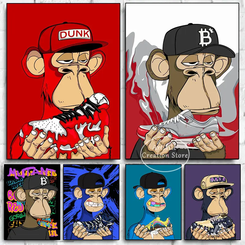 Graffiti Monkey Drawing: The Bold, Edgy Wall Art That Transforms Any Space