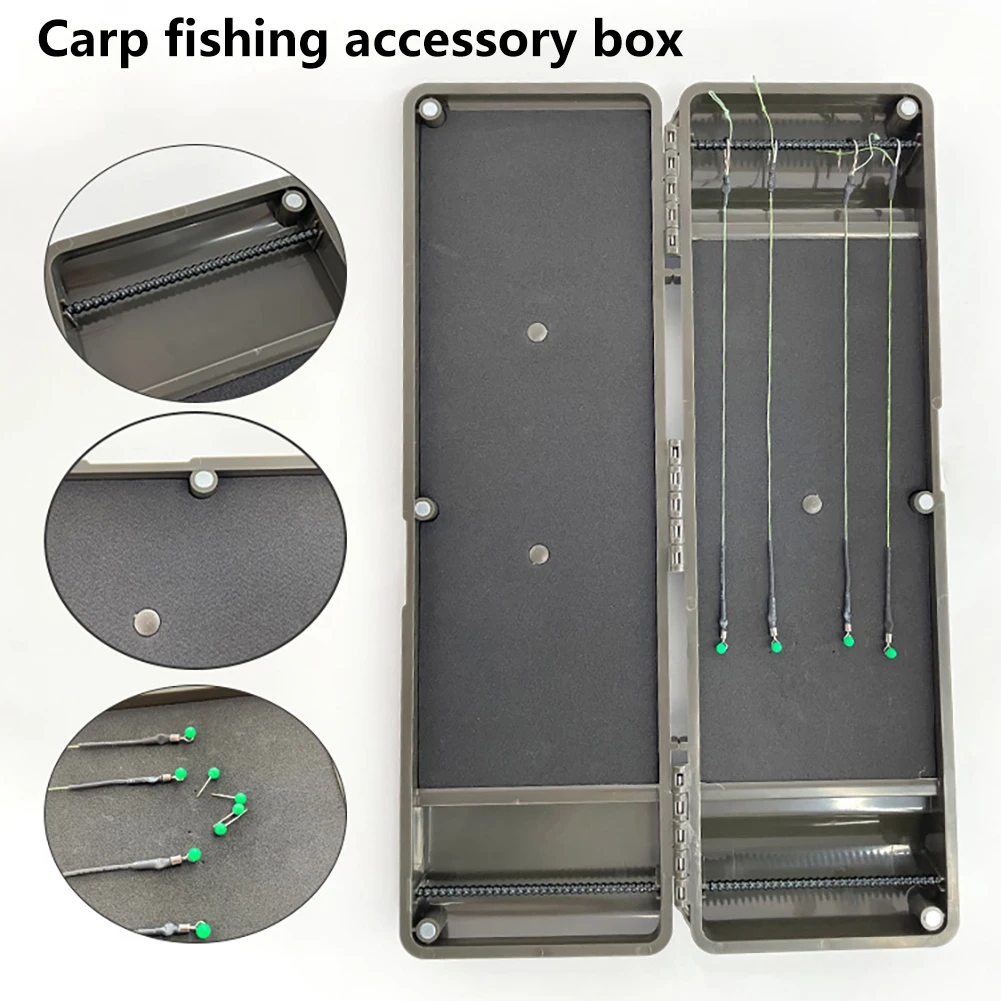 Carp-Fishing-Rig-Storage-Case-Compartment-Fishing-Tackle-Box-Swivels ...