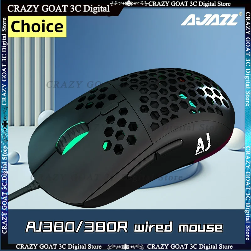 AJAZZ-AJ380-AJ380R-Wired-Mouse-Hollow-out-Design-Ergonomics-Light ...