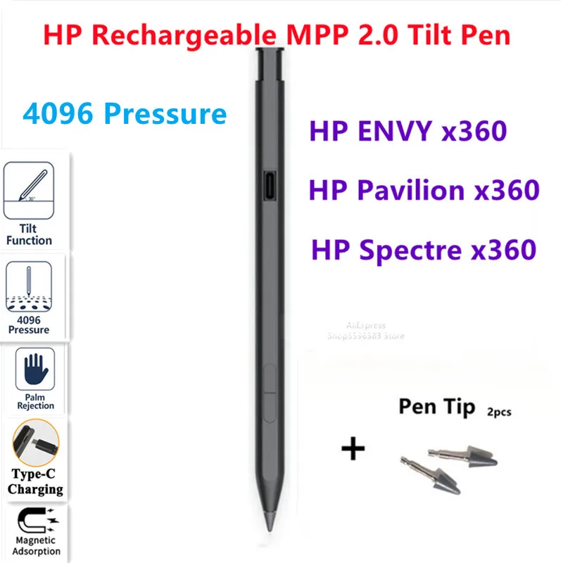 Original Stylus Pen For HP ENVY X360 Pavilion X360 Spectre X360 2-in-1 ...