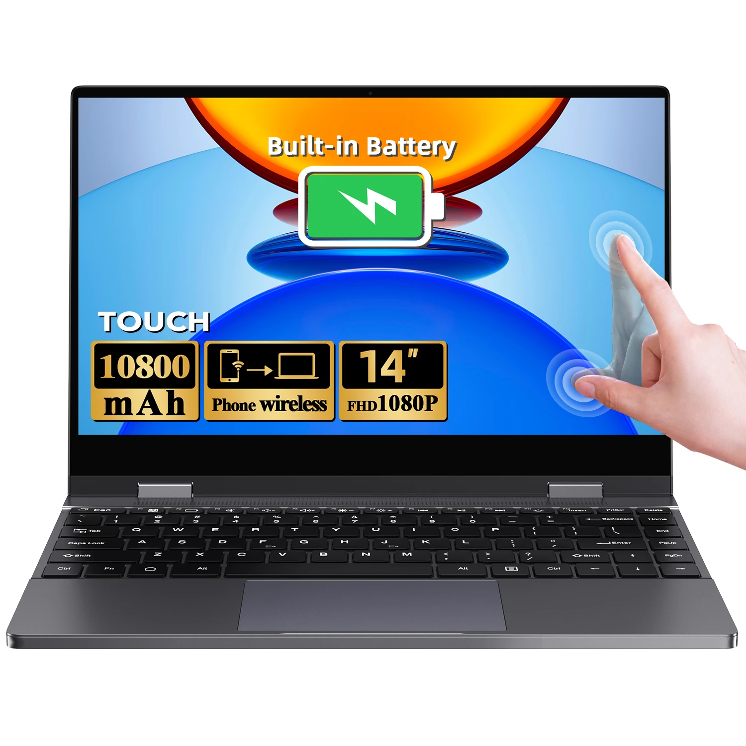 EVICIV X 14 Pro / X 13 Pro 14 Inch Lapdock Monitor Wireless LCD Screen ...