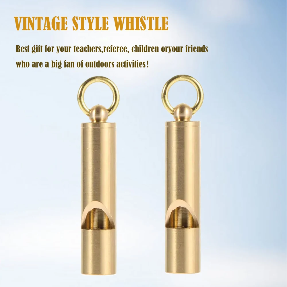 SOS-Lifesaving-Emergency-whistle-brass-Retro-whistle-camping-hiking ...