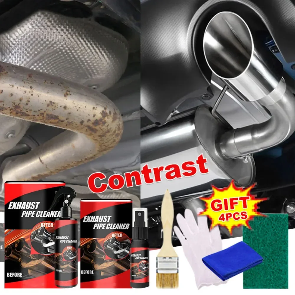 30-120ml-Car-Exhaust-Pipe-Cleaner-Kit-Multi-Purpose-Metal-Pipe ...