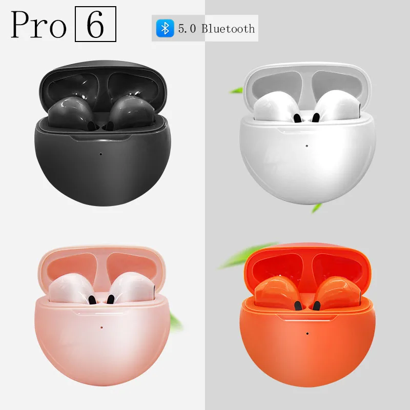 Air-Pro-6-TWS-Wireless-Headphones-with-Mic-Fone-Bluetooth-Earphones ...