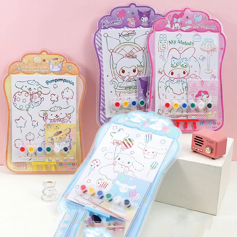 Anime-Sanrio-Color-Filling-Painting-Cinnamoroll-Accessories-Cute-Kawaii ...