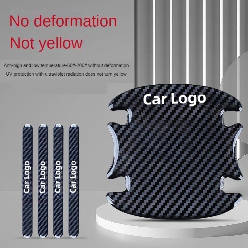 Car-Door-Handle-Bowl-Scratch-Protector-Carbon-Fiber-Stickers-Rearview ...