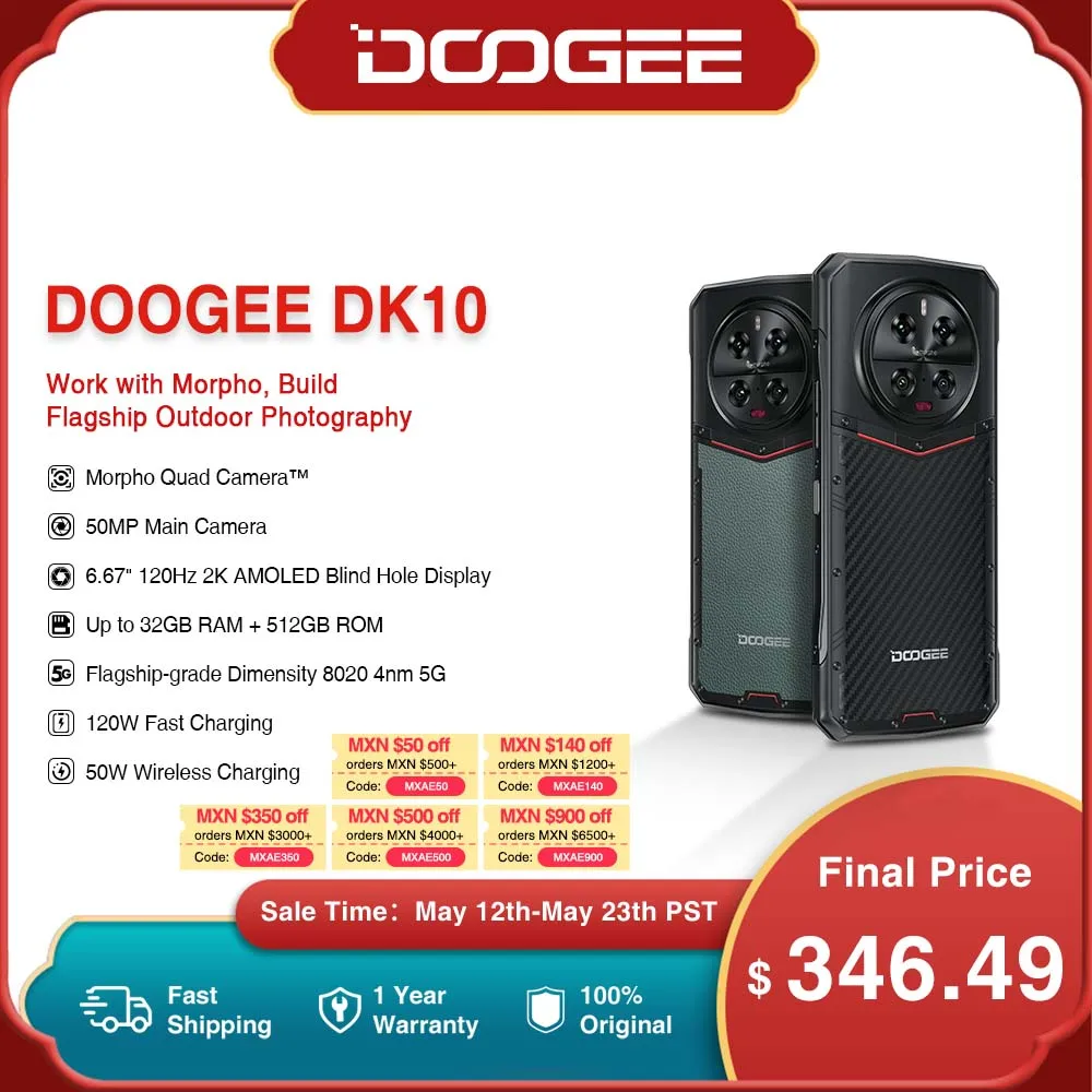 World-Premiere-DOOGEE-DK-10-5G-Dimensity-8020-Morpho-Quad-Camera-50MP ...