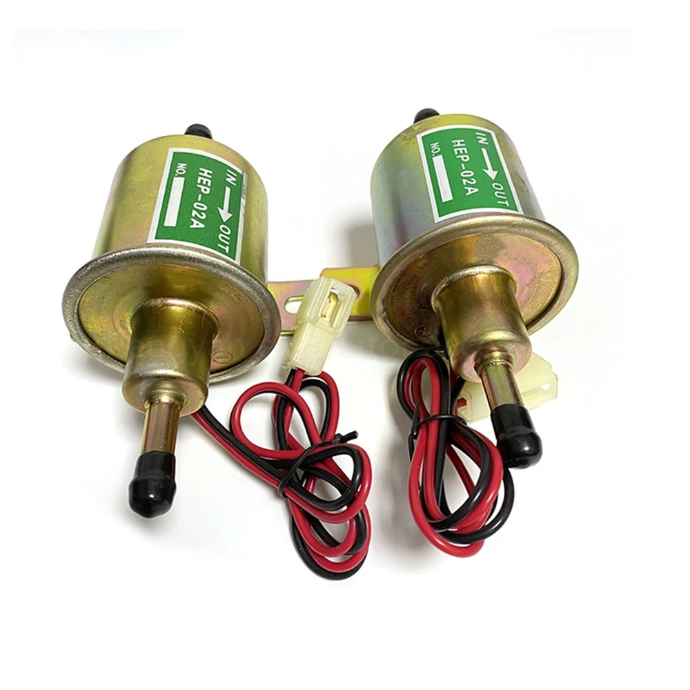 Low Pressure Gasoline Electric Fuel Pump Hep-02a 12v 24v For Car Motorcycle Diesel Pump Fuel ...