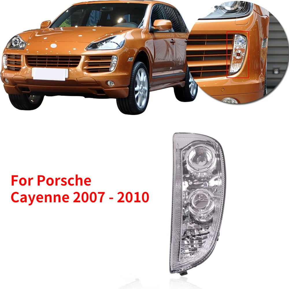 CAPQX 프론트 드라이빙 라이트 For Porsche Cayenne 2007 2008 2009 2010 러닝 라이트 포그 램프 ...
