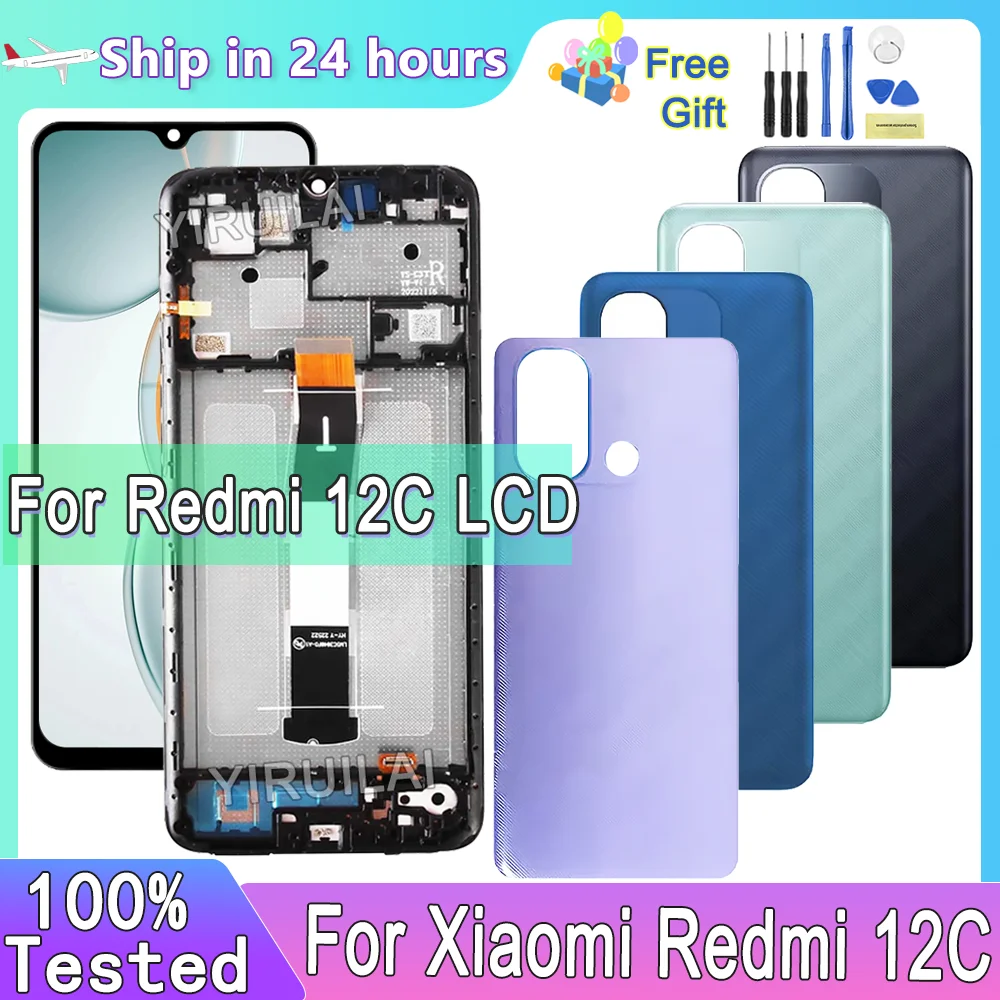 AMOLED For Xiaomi Redmi 12C LCD Display Touch Digiziter Screen Assembly ...