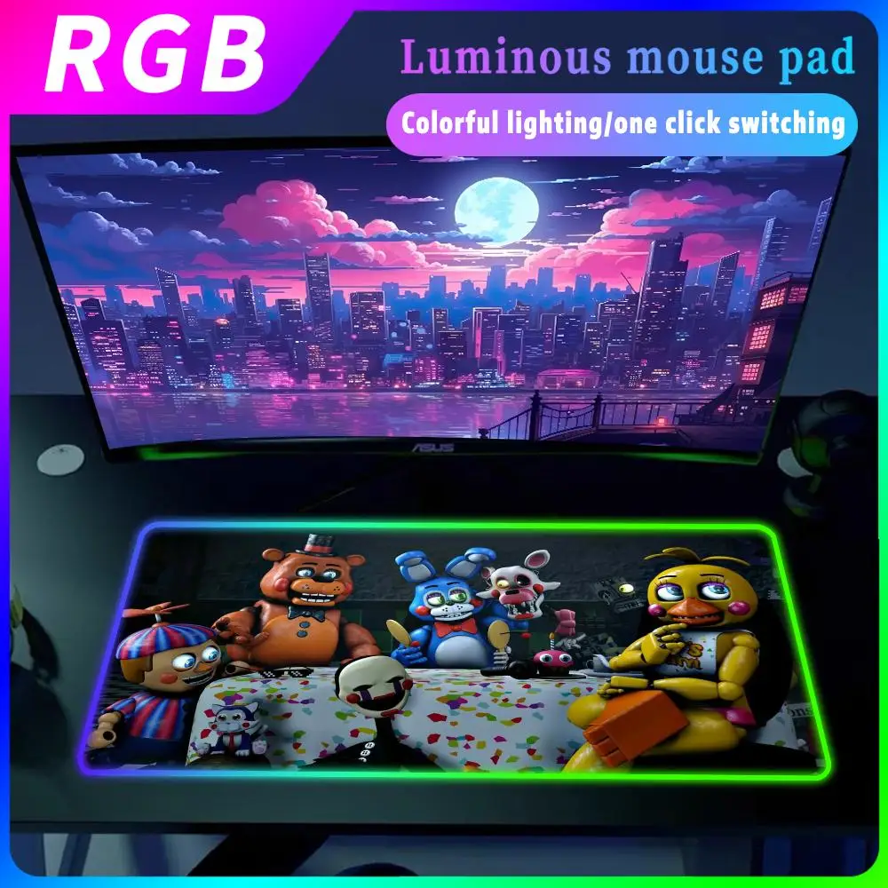 RGB-Funny-sfm-fnafs-animatronics-gamer-Mouse-Pad-Computer-Accessories ...
