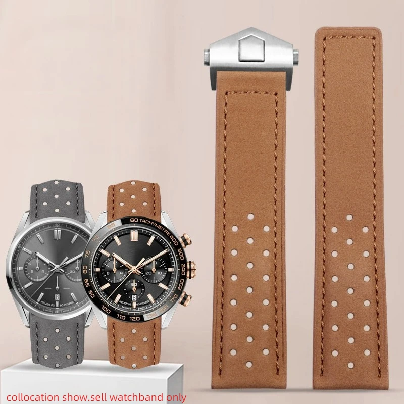 Stomatal-Genuine-leather-watchband-For-tag-heuer-men-wrist-band ...