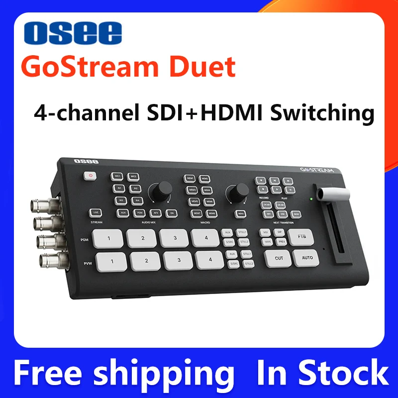 Osee-GoStream-Duet-Multiple-Camera-SDI-and-HDMI-Live-Stream-Video-Mixer ...