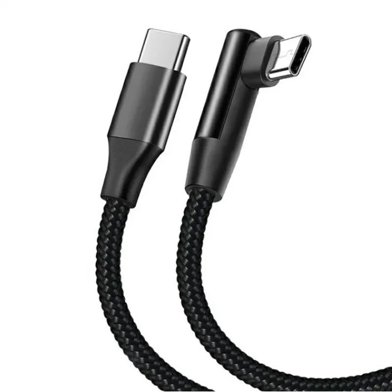 1m 1.5m 2m 60W Nylon Braid Double Type C PD Fast Charger Cable For ...
