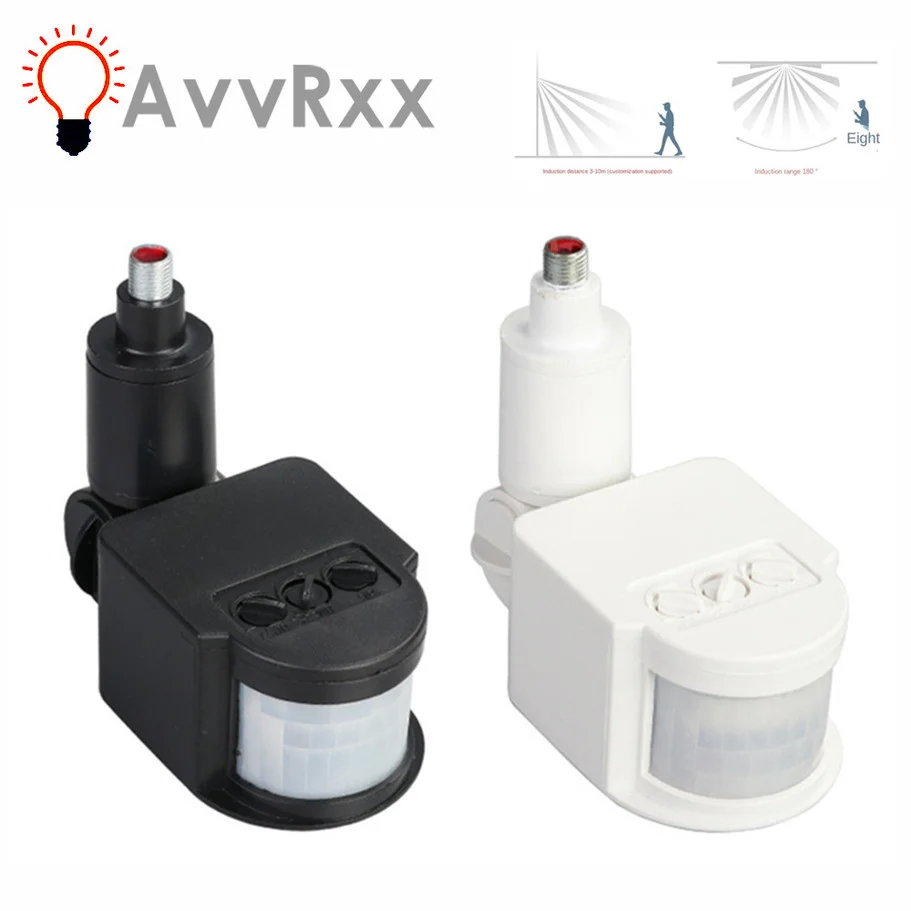 New-Outdoor-Motion-Sensor-Switch-DC-AC-Wall-Light-Lamp-LED-PIR-Infrared ...