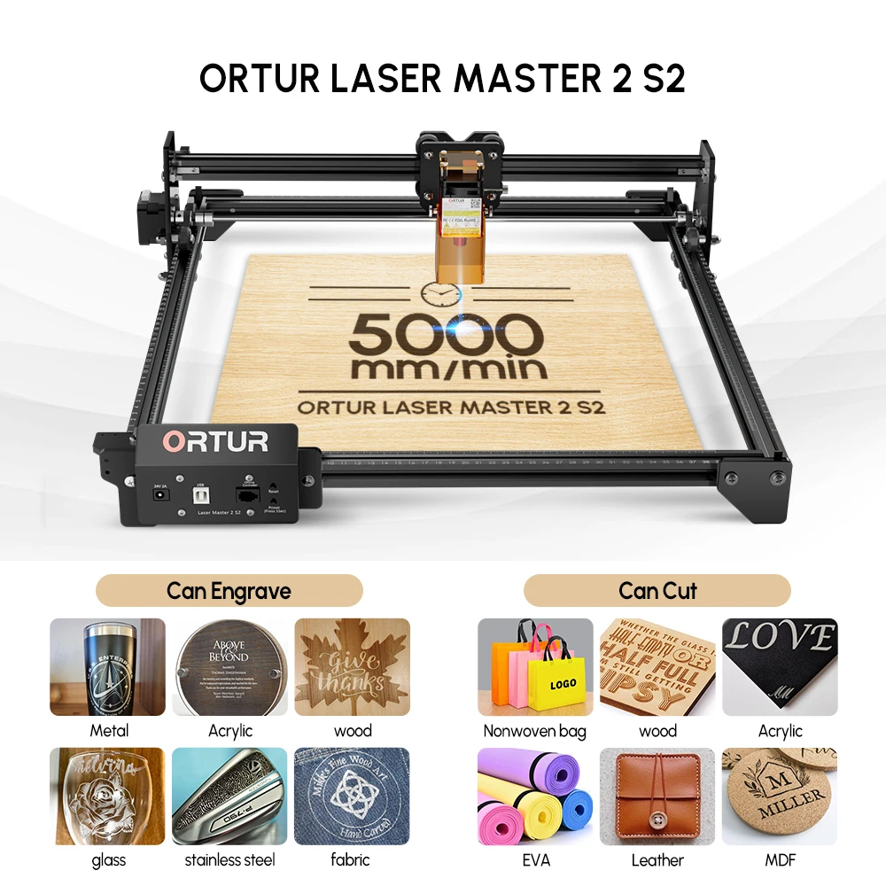 Ortur Desktop Laser Engraver Y-axis Rotary Roller Engraving Cutting ...