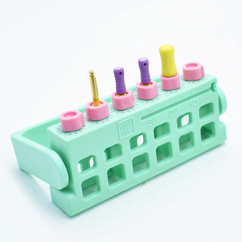 Dental-Instrument-Endo-Files-Holder-6-Holes-Stander-Root-Canal-Files ...