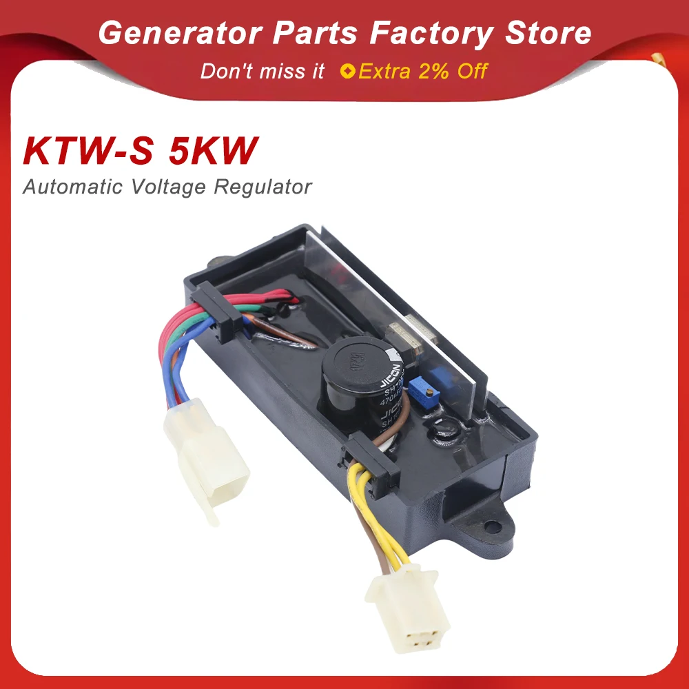 Single Phase 5KW AVR Welder Diesel Generator Automatic Voltage ...