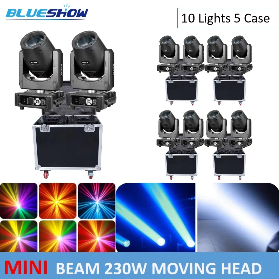 1~10pcs Mini Beam 230W 7R Moving Head Light With Flightcase Beam 7r Sharpy Beam 230 Stage Disco ...