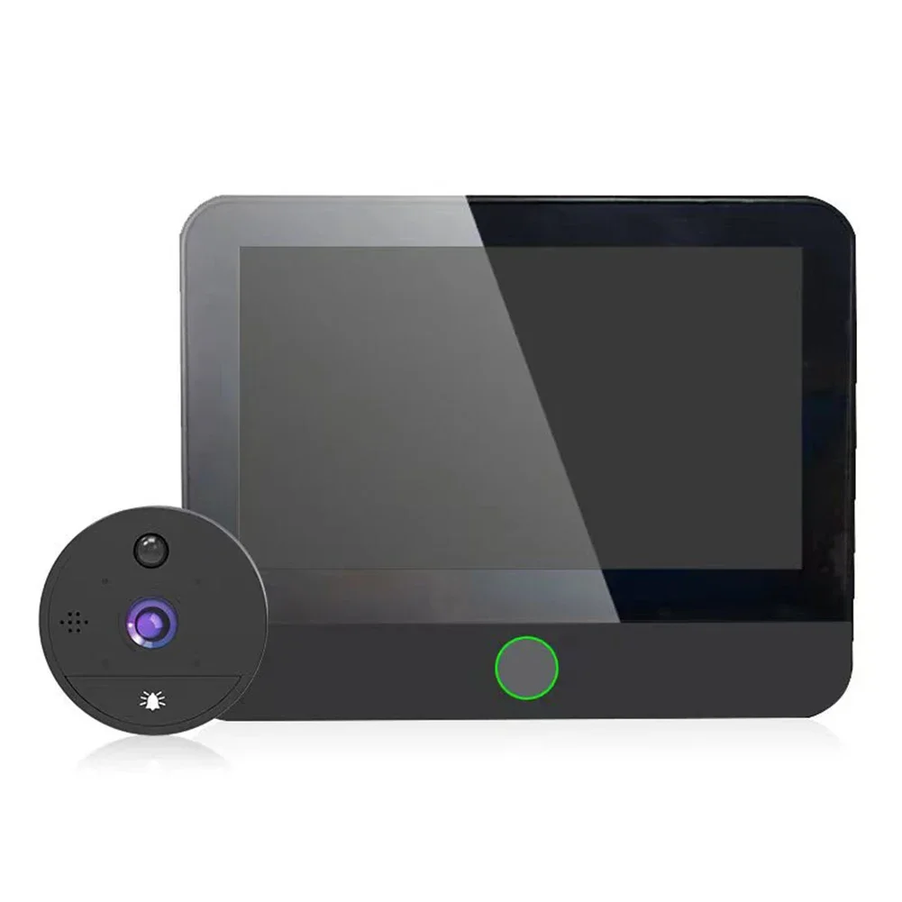 Home-Security-Door-Viewer-Camera-PIR-Motion-Detection-Doorbell-1080P ...