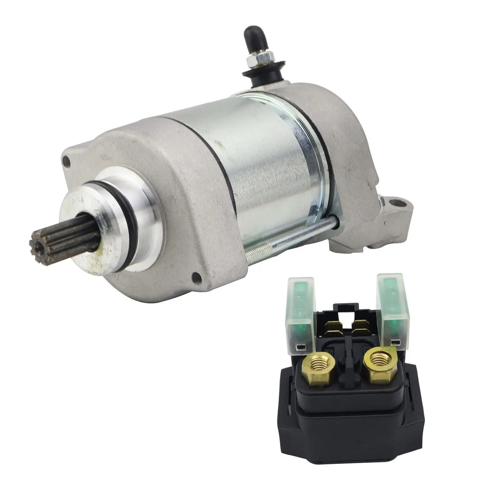 Starter-Motor-with-Solenoid-Relay-For-Yamaha-R1-YZFR1-2009-2014-14B ...