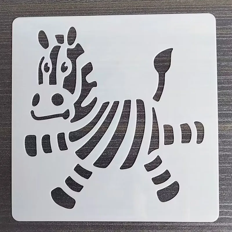 Zebra Stencil For Painting