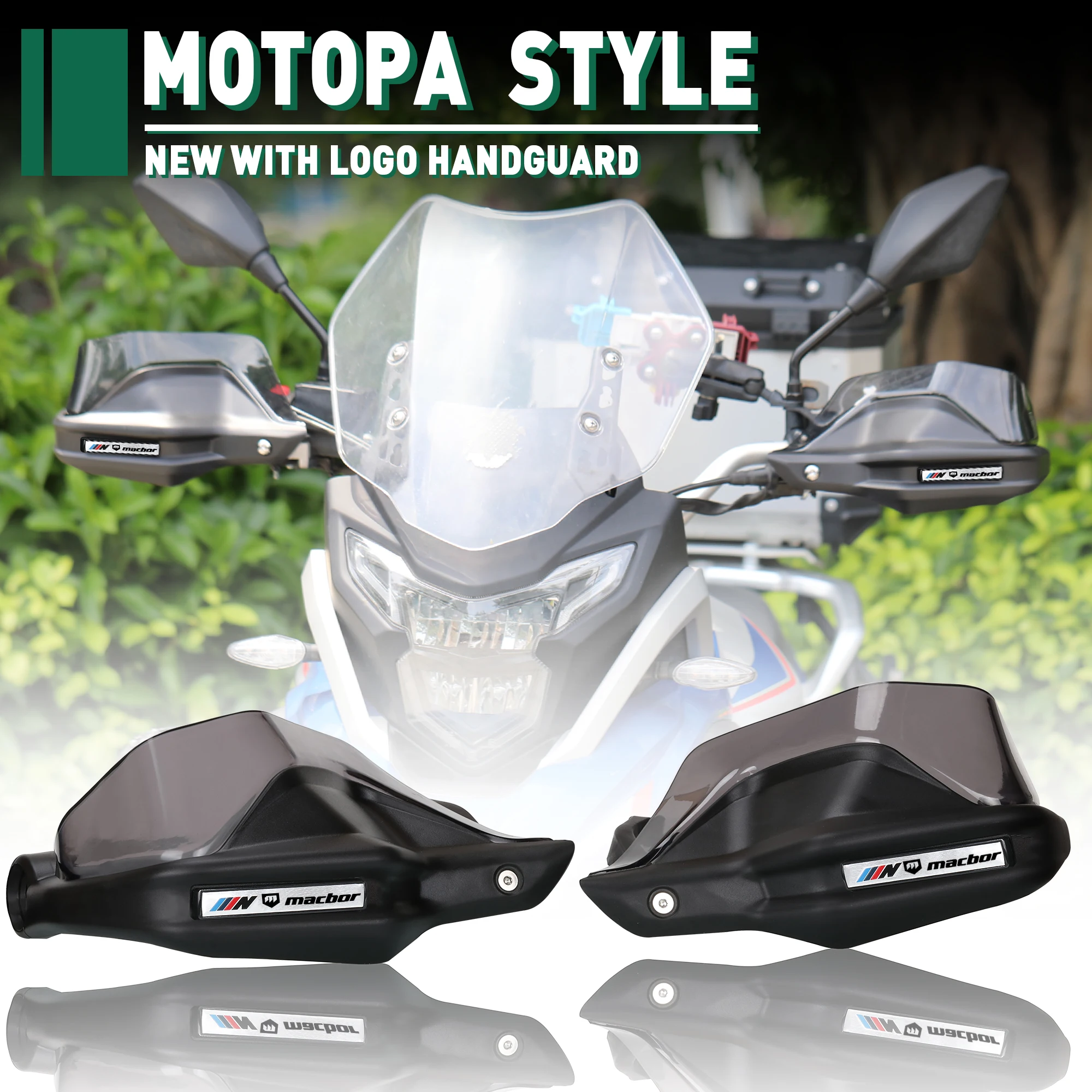 NEW-with-logo-Motorcycle-Modification-Handguard-Hand-Shield-For-Macbor ...